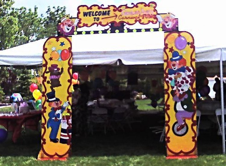 Carnival Decorative Arch Entrance & Entrance Sign Rentals ...